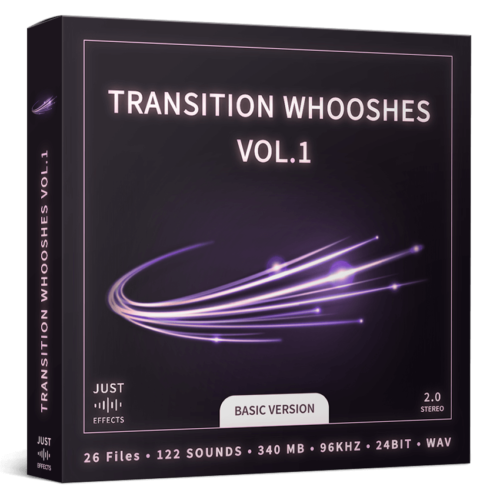 Transition Whooshes Vol.1 | Sound Effects Library